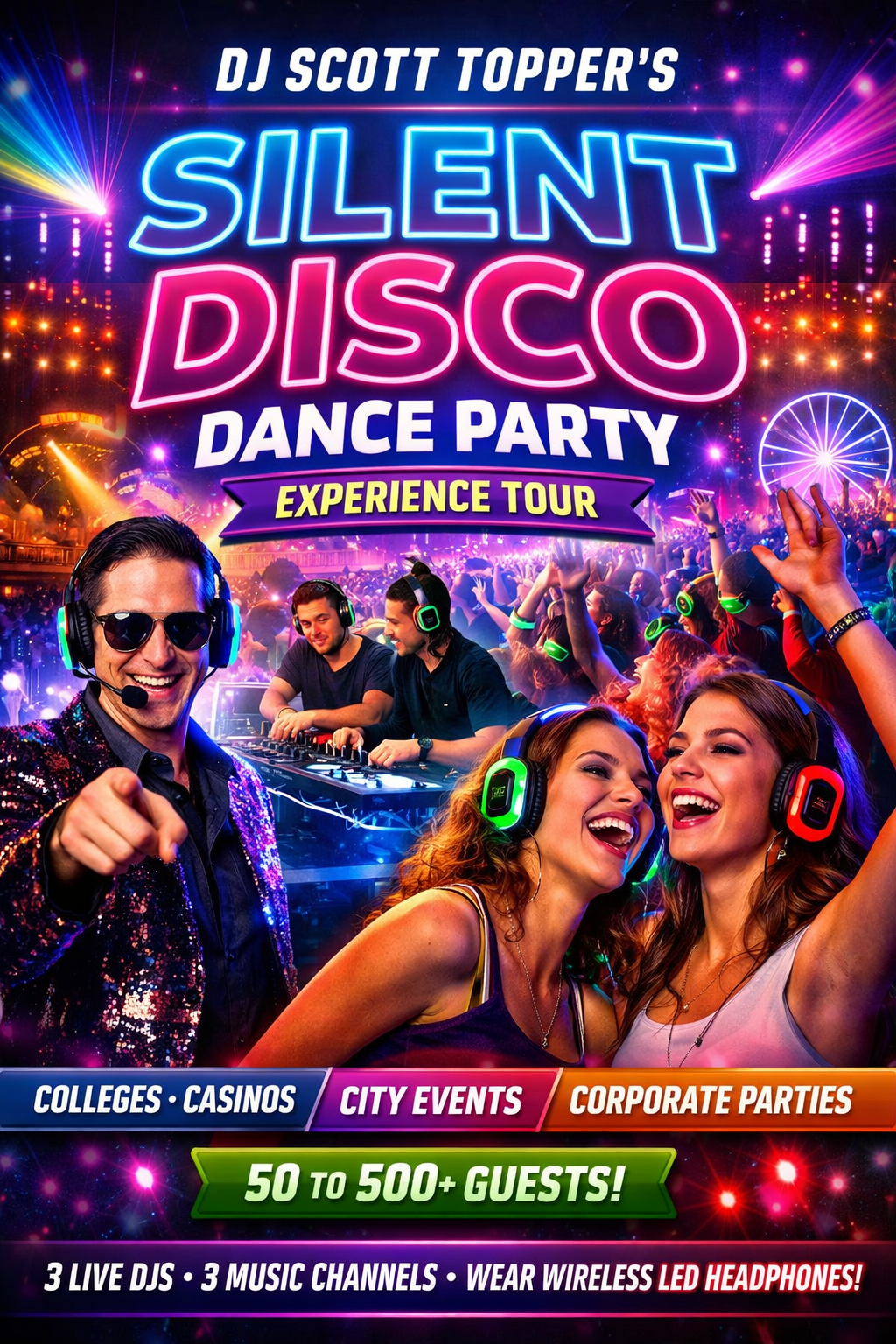 Best Silent Disco DJ Experience in Southern California: Book DJ Scott ...